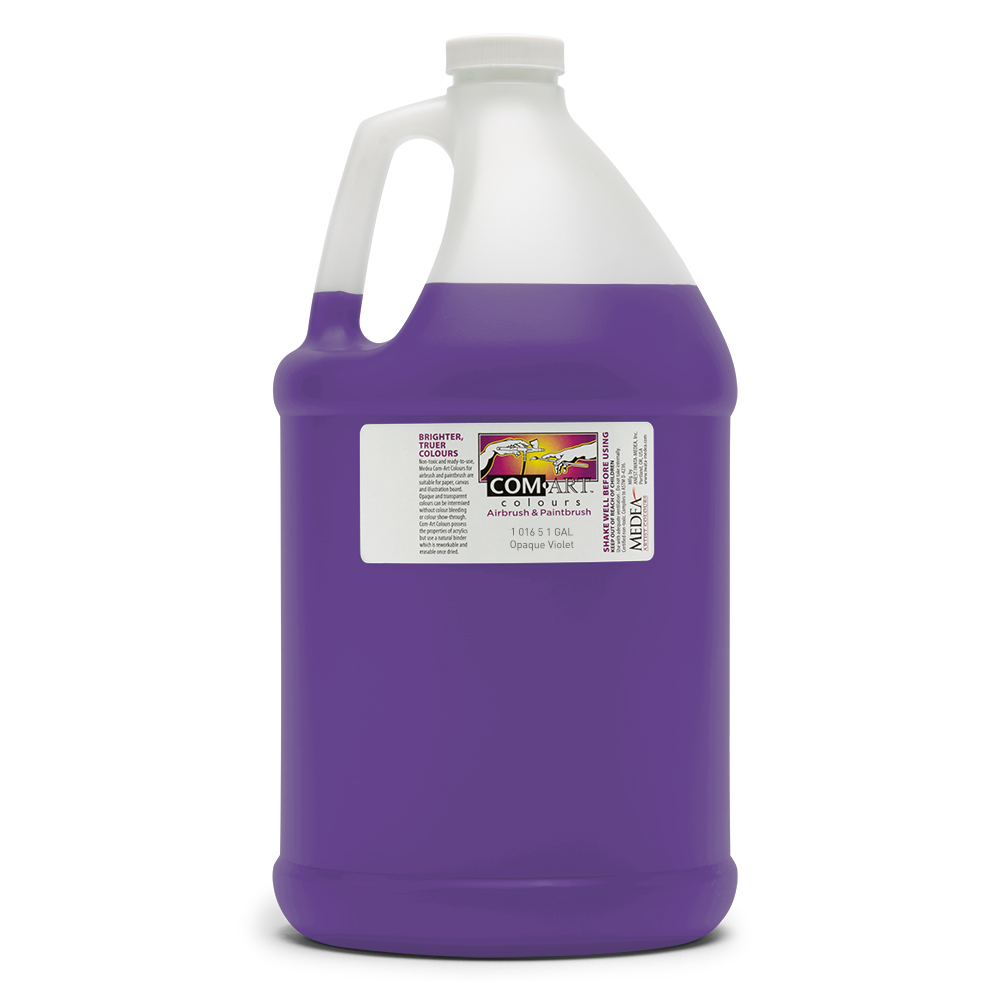 Com Art Colours Acrylic Opaque Violet 1 gal: Anest Iwata-Medea, Inc.