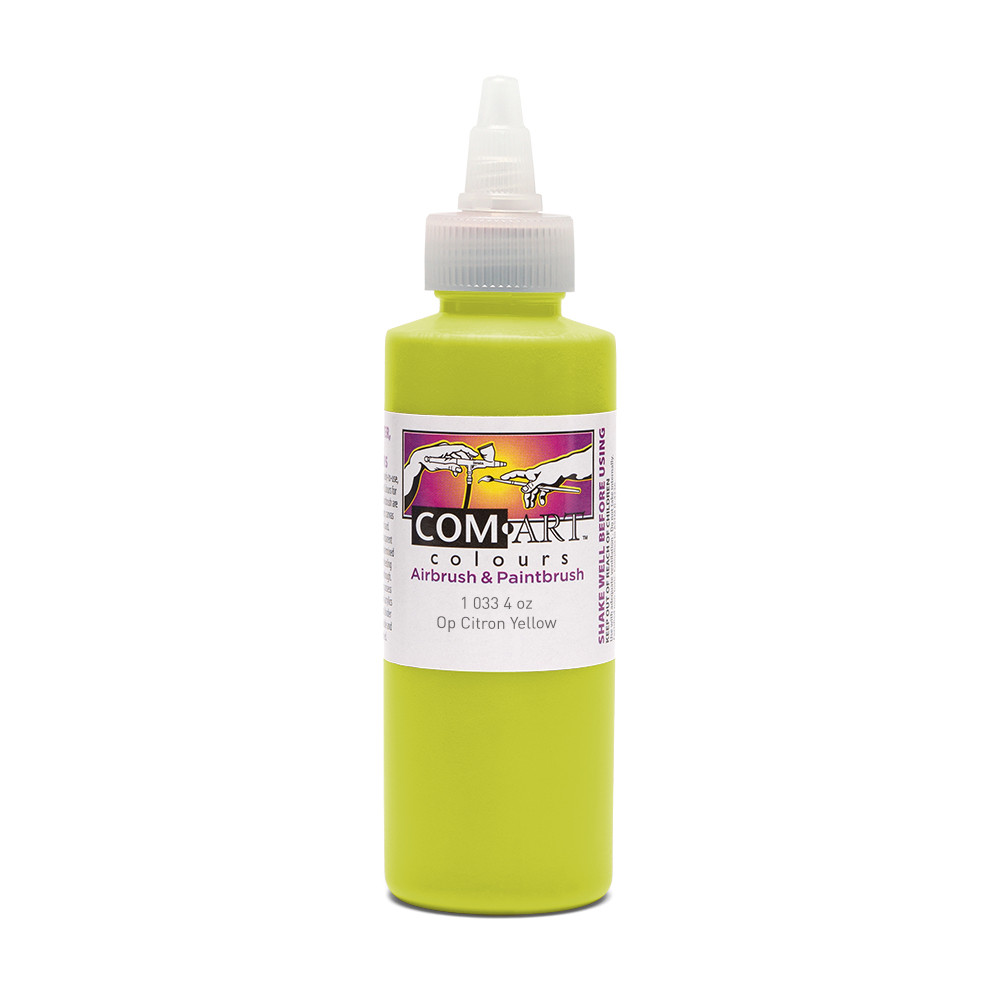 Com Art Colours Acrylic Opaque Citron Yellow 4 oz: Anest Iwata-Medea, Inc.
