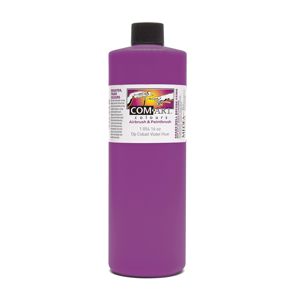 Com Art Colours Acrylic Opaque Cobalt Violet Hue 16 oz: Anest Iwata ...