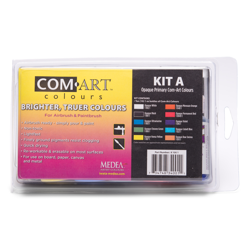 Com Art Colours Opaque Primary Kit A: Anest Iwata-Medea, Inc.