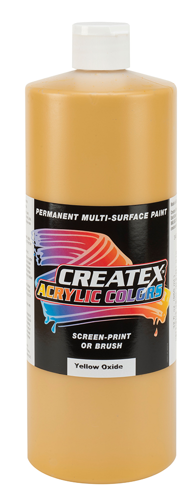 Createx Acrylic Colors Yellow Oxide, 32 oz.: Anest Iwata-Medea, Inc.