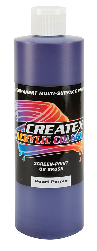 Createx Acrylic Colors Pearl Purple, 16 oz.: Anest Iwata-Medea, Inc.