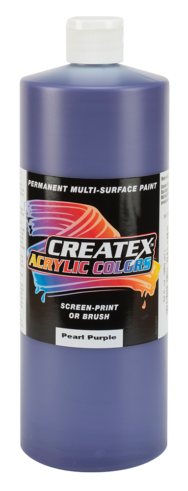Createx Acrylic Colors Pearl Purple, 32 oz.: Anest Iwata-Medea, Inc.
