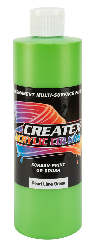 Createx Acrylic Colors Pearl Lime Green, 16 oz.: Anest Iwata-Medea, Inc.