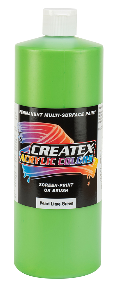 Createx Acrylic Colors Pearl Lime Green, 32 oz.: Anest Iwata-Medea, Inc.