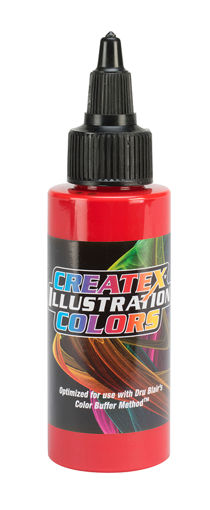 Createx Illustration Colors Scarlet, 2 oz.: Anest Iwata-Medea, Inc.