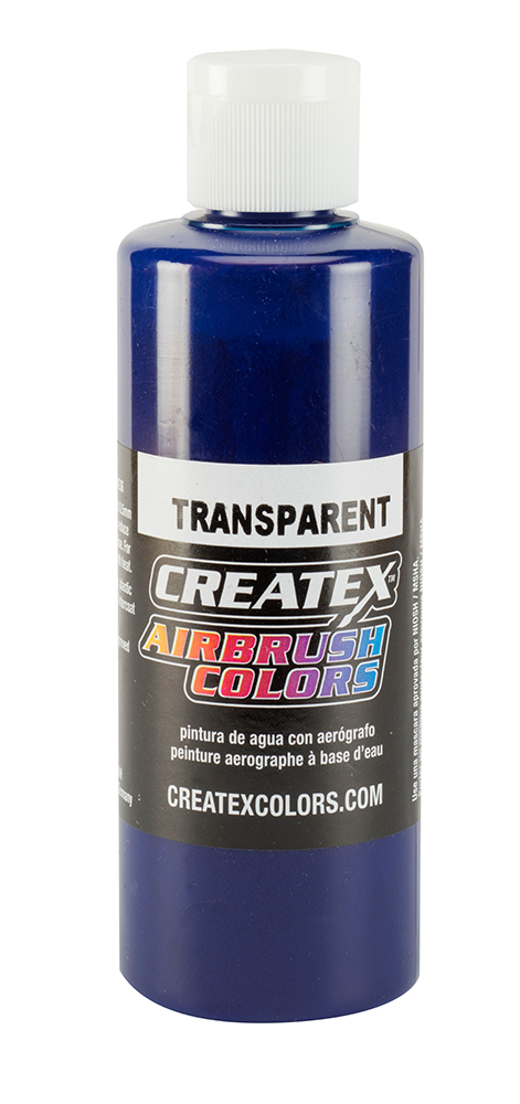 Createx Airbrush Colors Transparent Brite Blue, 4 oz.: Anest Iwata ...