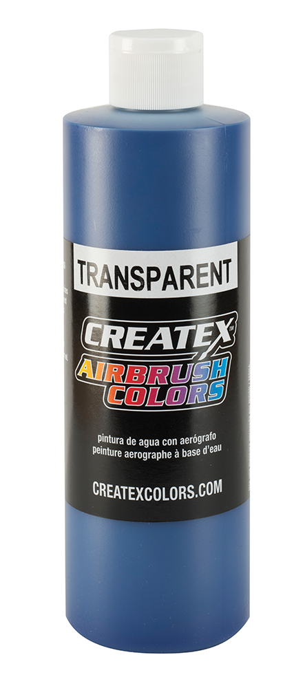 Createx Airbrush Colors Transparent Brite Blue, 16 oz.: Anest Iwata ...