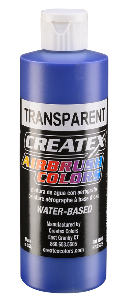 Createx Airbrush Colors Transparent Ultramarine Blue, 8 oz.: Anest ...