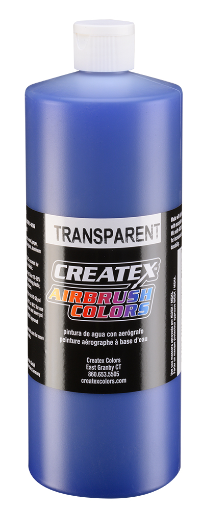Createx Airbrush Colors Transparent Ultramarine Blue, 32 oz.: Anest ...