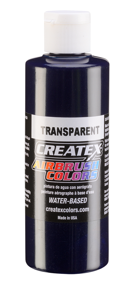 Createx Airbrush Colors Transparent Deep Blue, 4 oz.: Anest Iwata-Medea ...