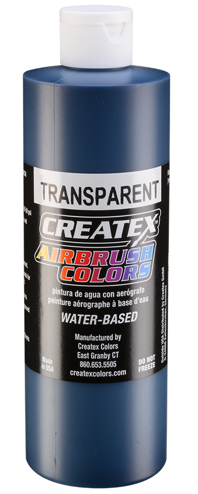 Createx Airbrush Colors Transparent Deep Blue, 16 oz.: Anest Iwata ...