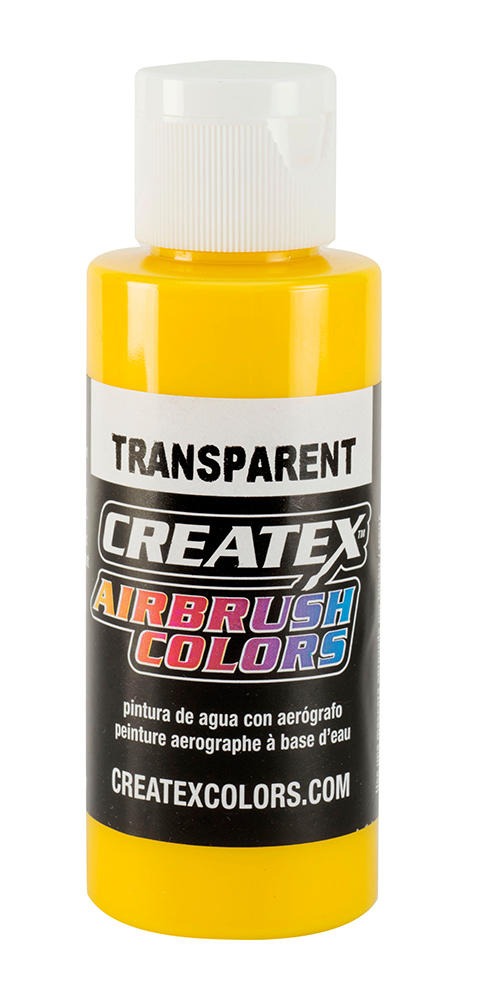 Createx Airbrush Colors Transparent Brite Yellow, 2 oz.: Anest Iwata ...