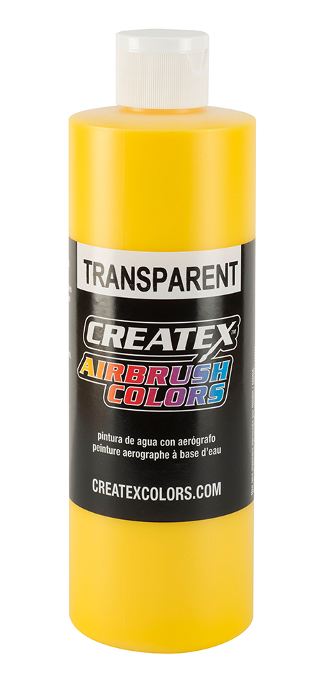 Createx Airbrush Colors Transparent Brite Yellow, 16 oz.: Anest Iwata ...