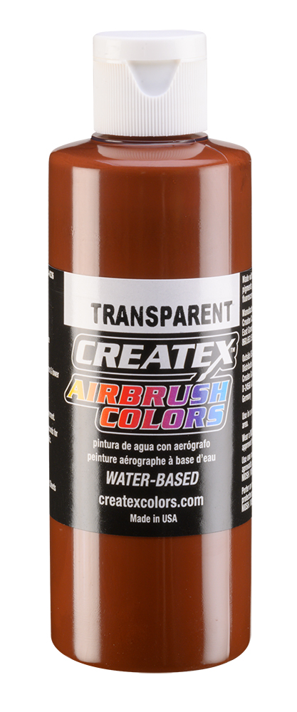 Createx Airbrush Colors Transparent Light Brown, 4 oz.: Anest Iwata ...