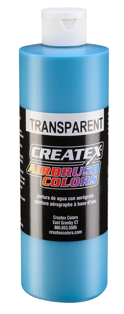 Createx Airbrush Colors Transparent Maui Blue, 16 oz.: Anest Iwata ...