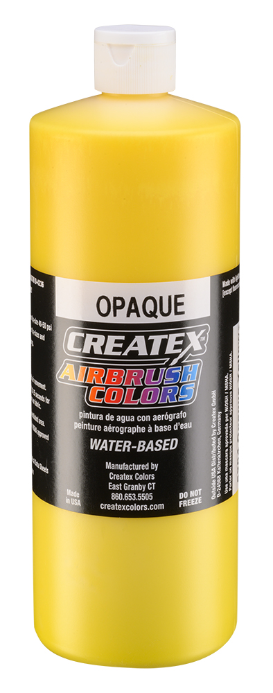 Createx Airbrush Colors Opaque Yellow, 32 oz.: Anest Iwata-Medea, Inc.