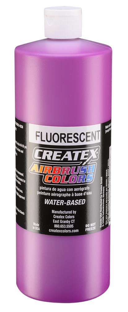 Createx Airbrush Colors Fluorescent Violet, 32 oz.: Anest Iwata-Medea, Inc.