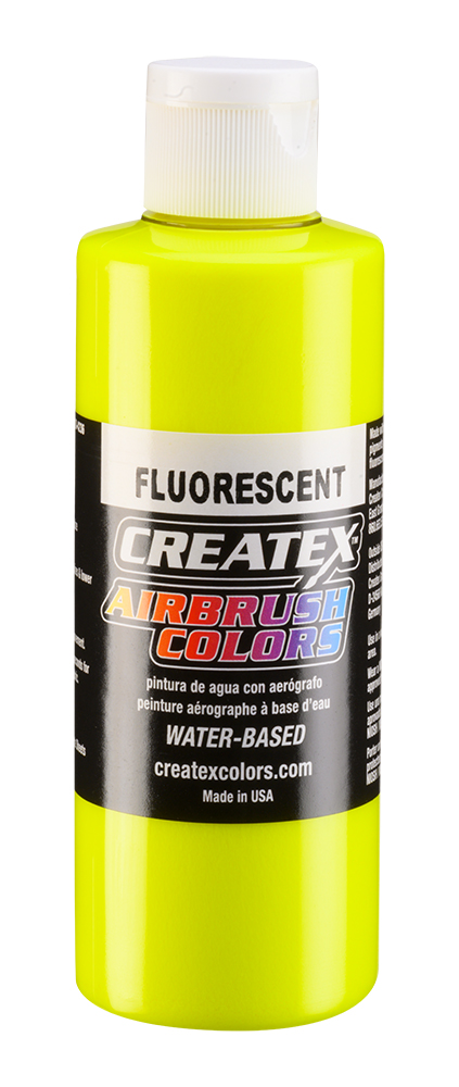 Createx Airbrush Colors Fluorescent Yellow, 4 oz.: Anest Iwata-Medea, Inc.