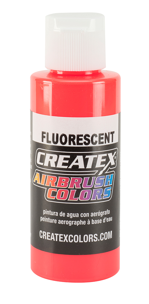 Createx Airbrush Colors Fluorescent Red, 2 oz.: Anest Iwata-Medea, Inc.