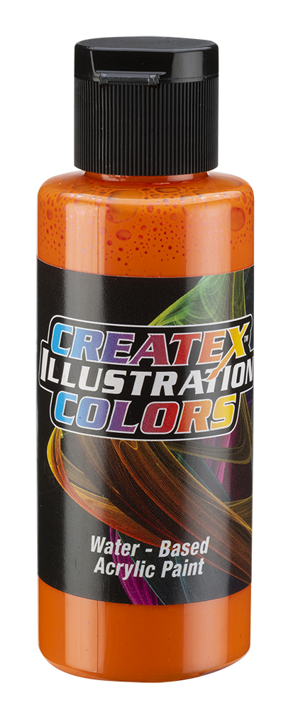Createx Illustration Colors Pyrrole Orange, 2 oz.: Anest Iwata-Medea, Inc.