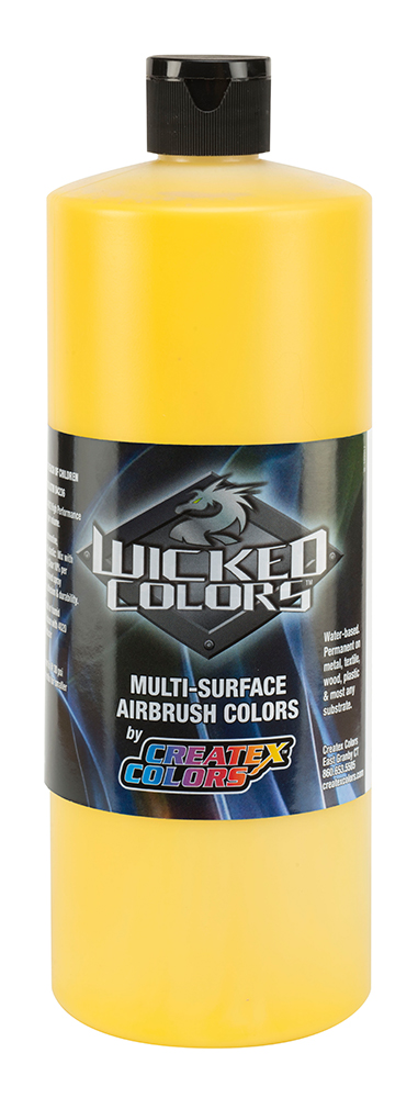 Createx Wicked Colors Yellow, 32 oz.: Anest Iwata-Medea, Inc.