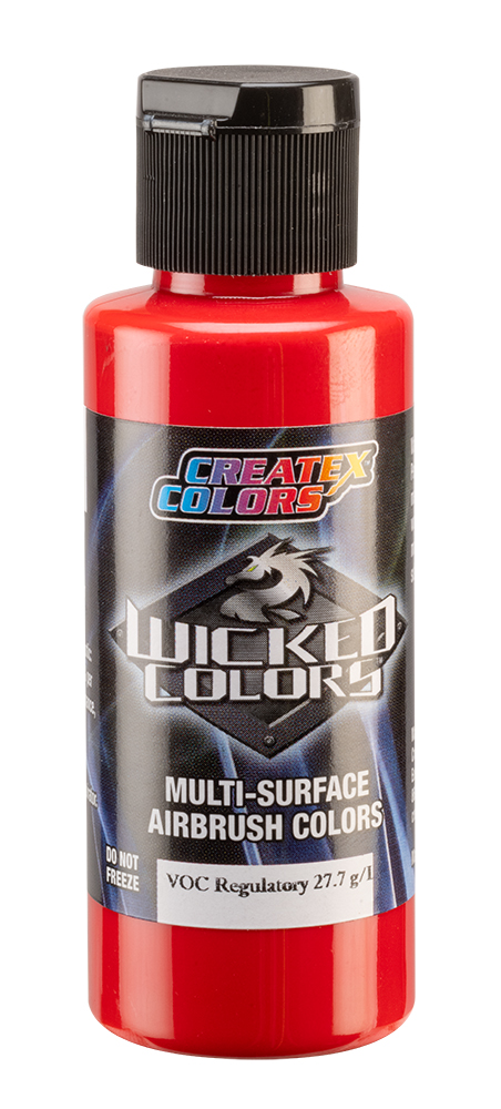 Createx Wicked Colors Opaque Pyrrole Red, 2 oz.: Anest Iwata-Medea, Inc.