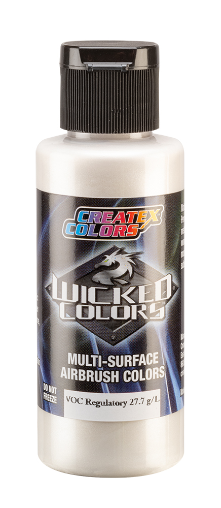 Createx Wicked Colors Metallic White (Coarse), 2 oz.: Anest Iwata-Medea ...