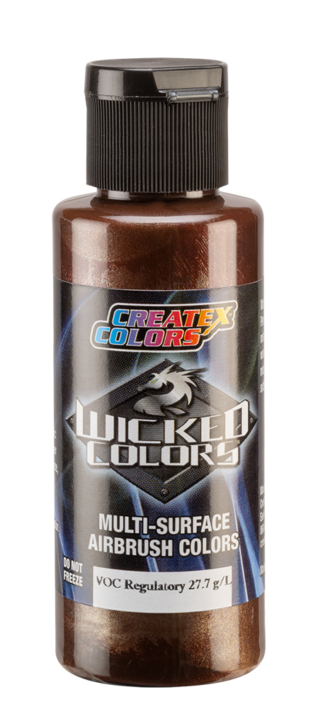 Createx Wicked Colors Metallic Light Brown, 2 oz.: Anest Iwata-Medea, Inc.