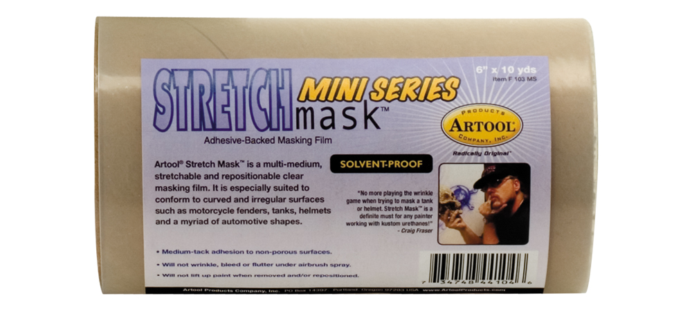 Artool Stretch Mask Mini Series, 6"x10yds Roll: Anest Iwata-Medea, Inc.
