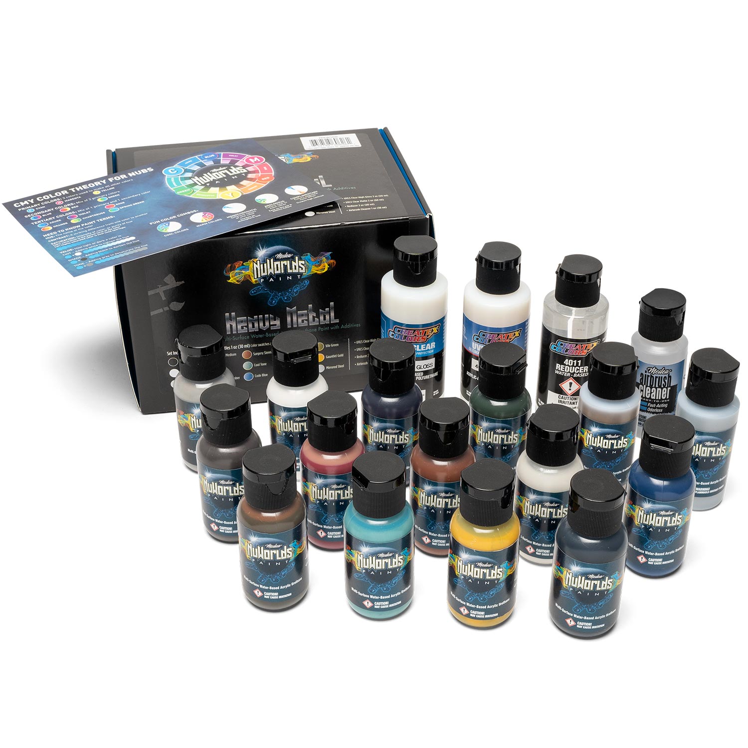 Medea NuWorlds Paint Heavy Metal Set: Anest Iwata-Medea, Inc.