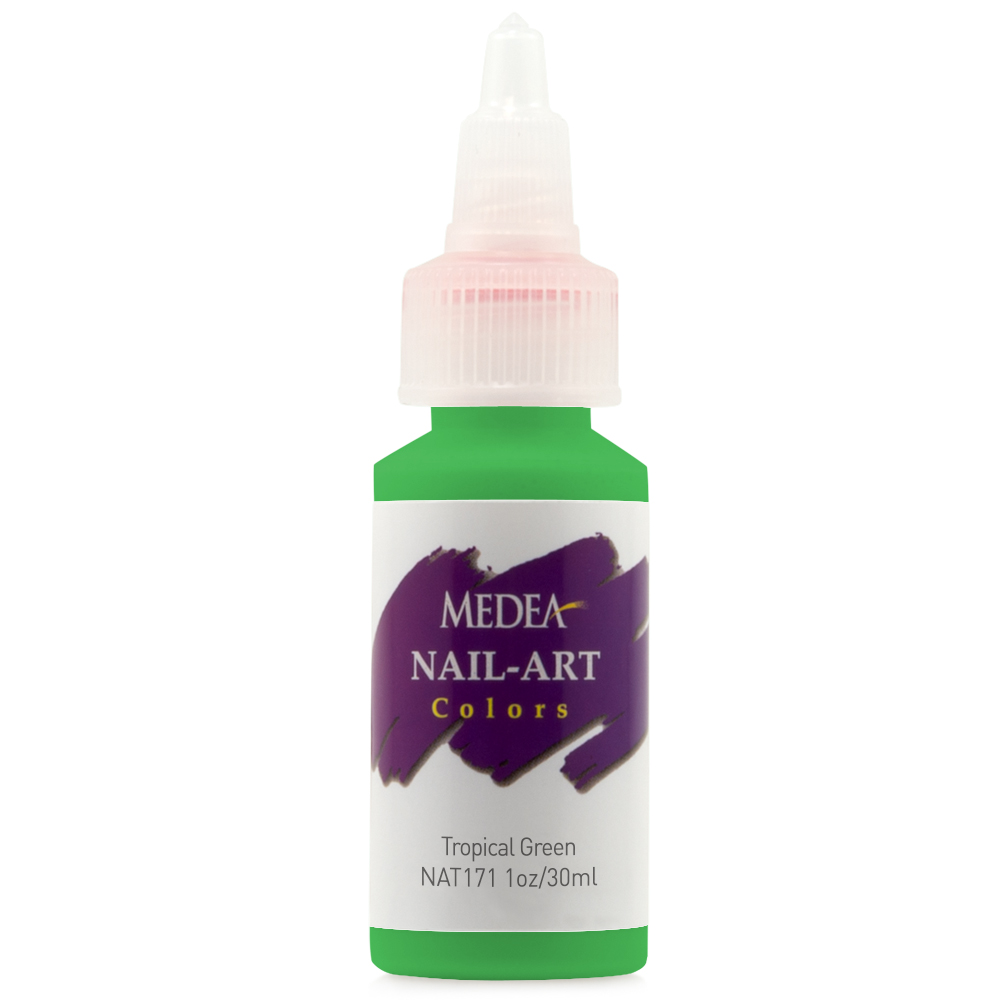 Medea Nail-Art Colors Tropical Green 1 oz / 30 ml: Anest Iwata-Medea, Inc.
