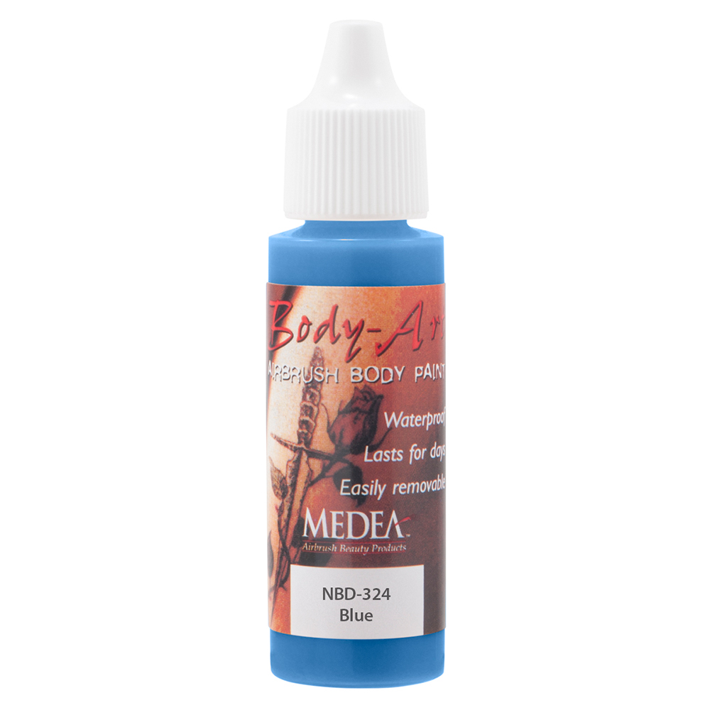 Medea Body-Art Airbrush Paint Blue 1 oz: Anest Iwata-Medea, Inc.